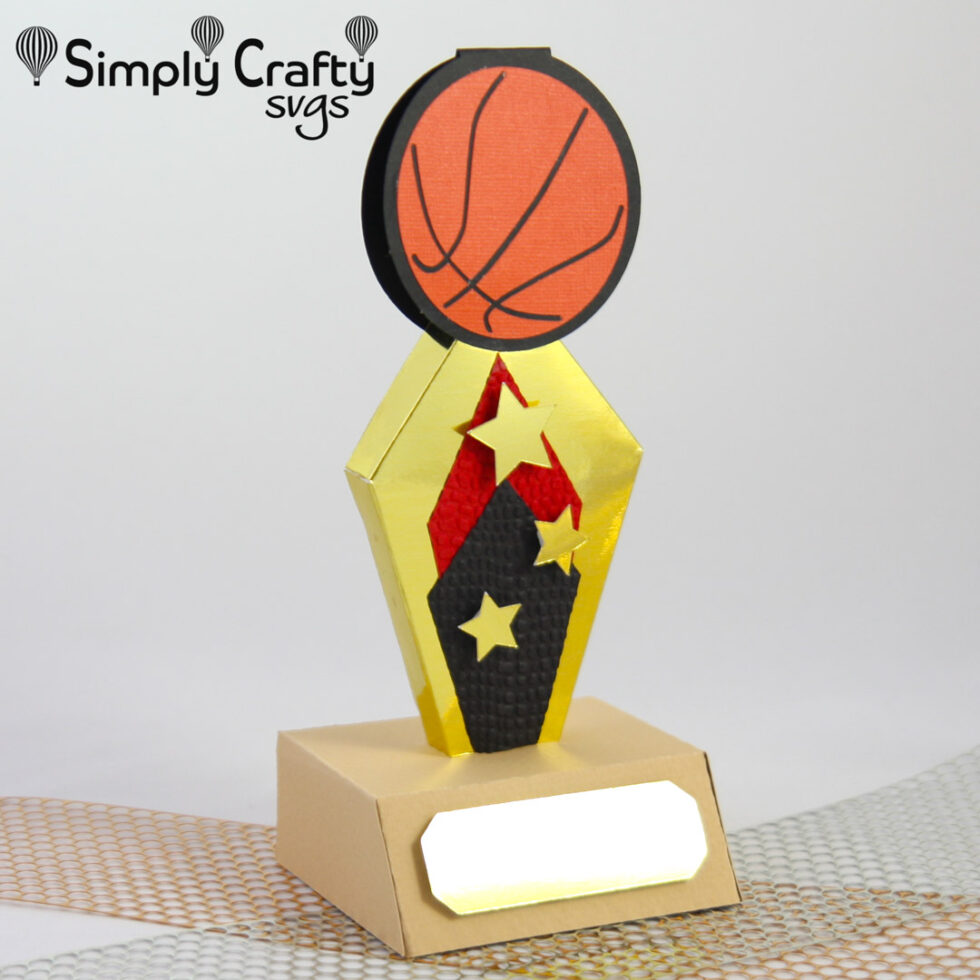 Sports Trophy Box SVG Design Available Now - Simply Crafty SVGs