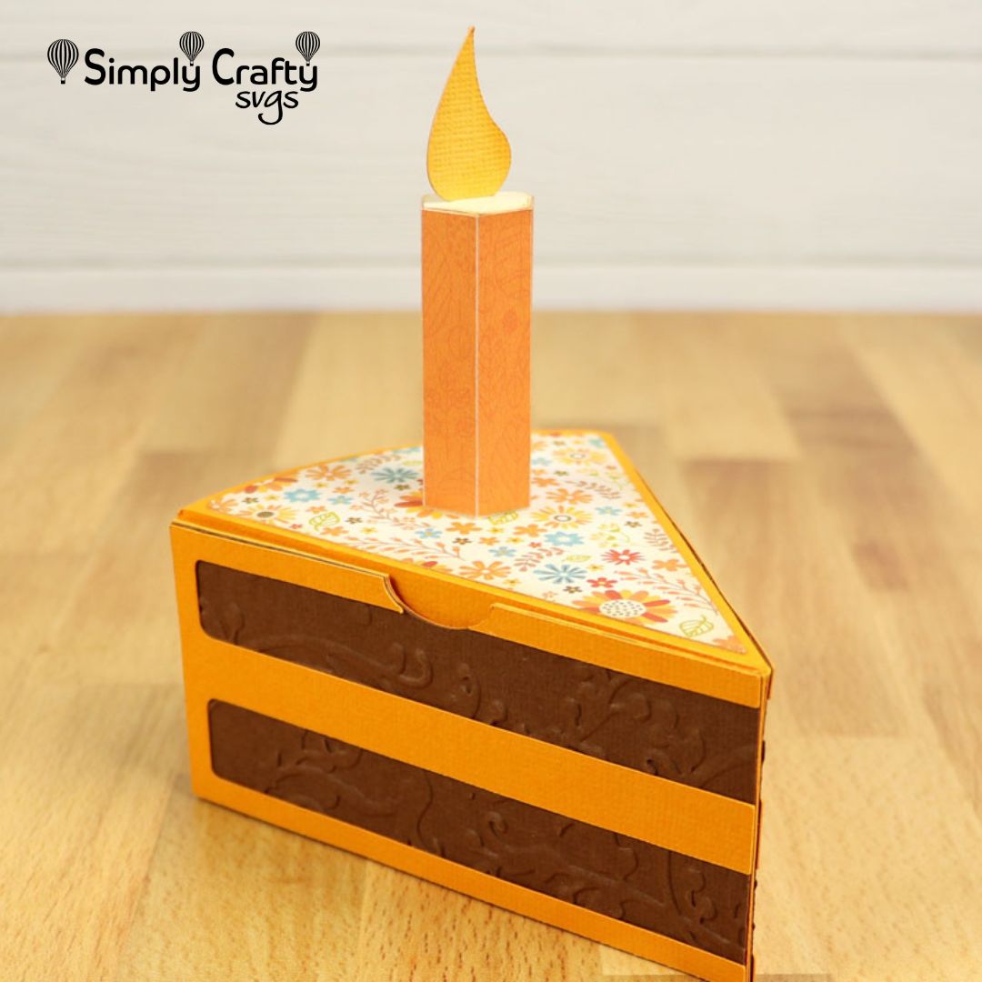 Cake Slice Box SVG File – Simply Crafty SVGs