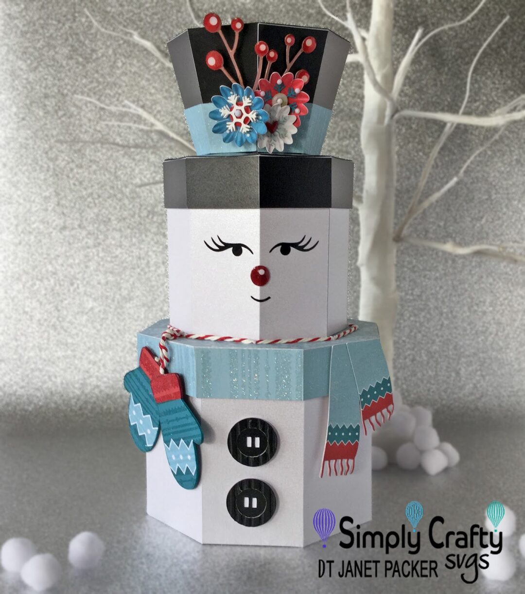 Snow Lady by DT Janet Packer – Simply Crafty SVGs