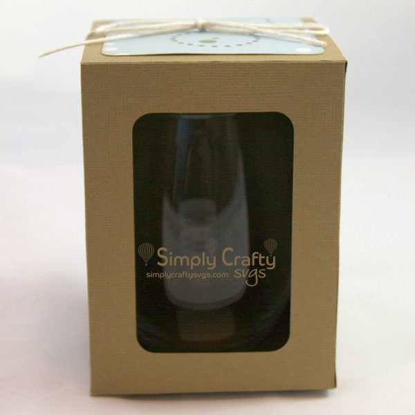 Large Stemless Wine Glass Box Svg File Simply Crafty Svgs