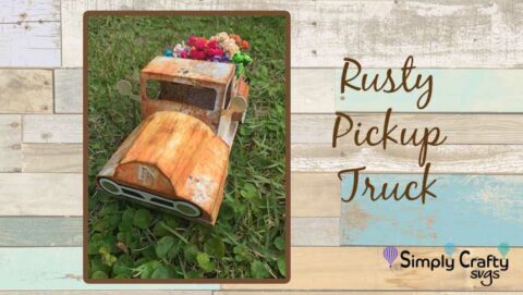 Rusty Pickup Truck by DT Dri – Simply Crafty SVGs