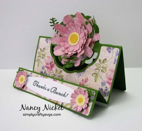 Flower Center Panel Card by Nancy – Simply Crafty SVGs
