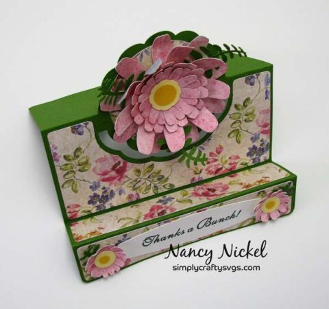 Flower Center Panel Card by Nancy – Simply Crafty SVGs