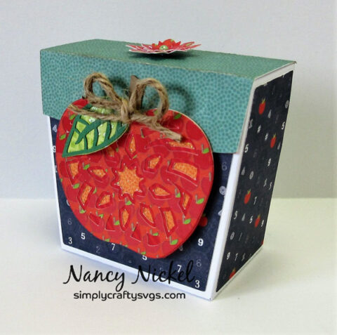 Apple Gift Box and Card by Nancy – Simply Crafty SVGs