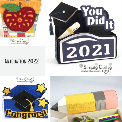 Graduation Explosion Box Up-Grade – Simply Crafty SVGs