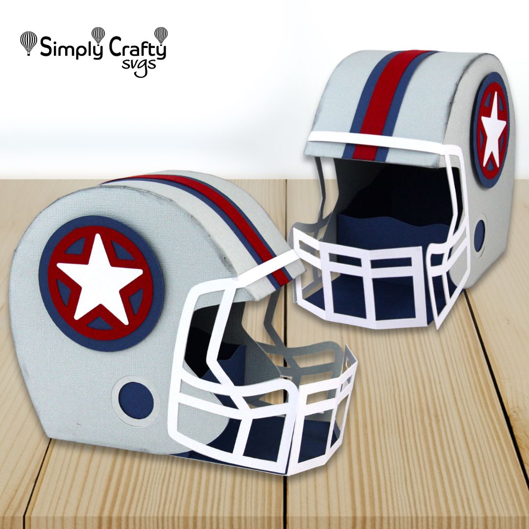 Football Helmet SVG File – Simply Crafty SVGs